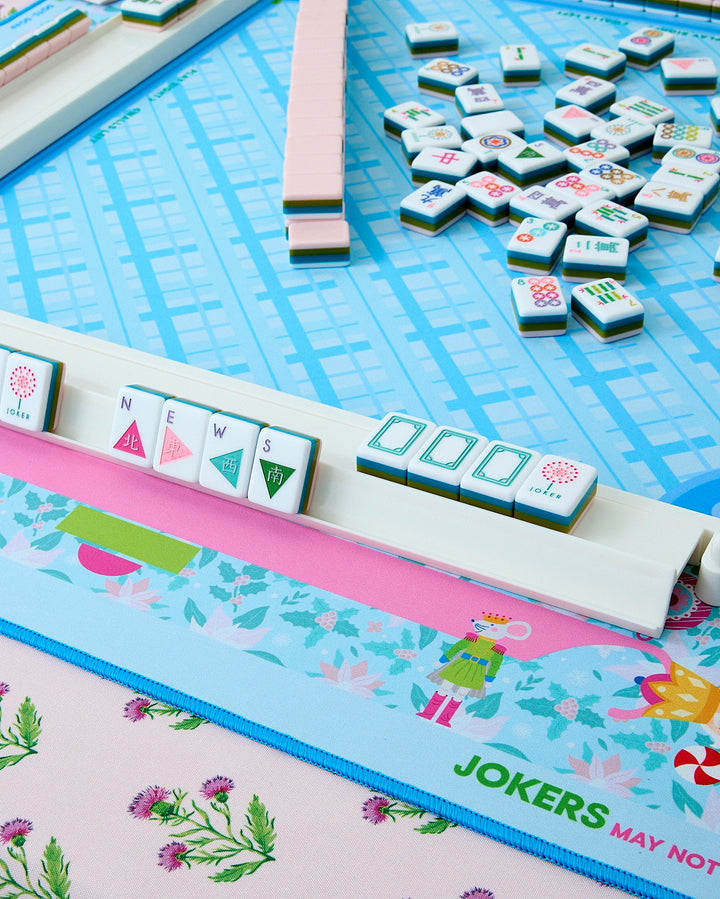 Blue Mahjong Shufflers – Oh My Mahjong