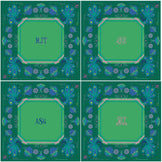 Birdie Green Mahjong Mat – Oh My Mahjong