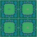 Birdie Green Mahjong Mat – Oh My Mahjong