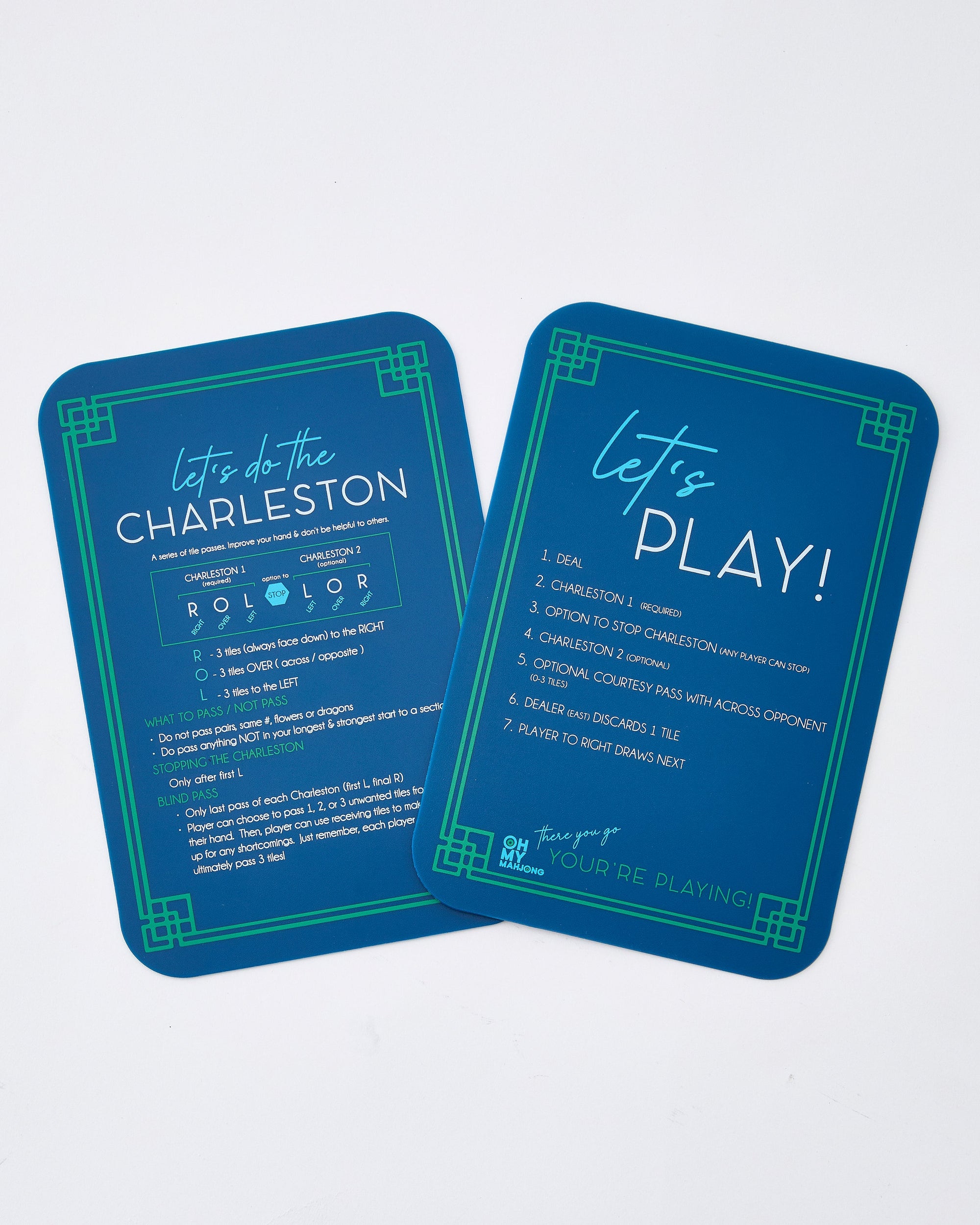 Blue Mahjong Shufflers – Oh My Mahjong