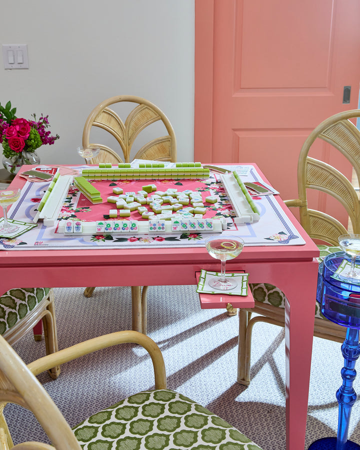 Mahjong Playing Mat | Preppy Soiree | American Mahjong – Oh My Mahjong