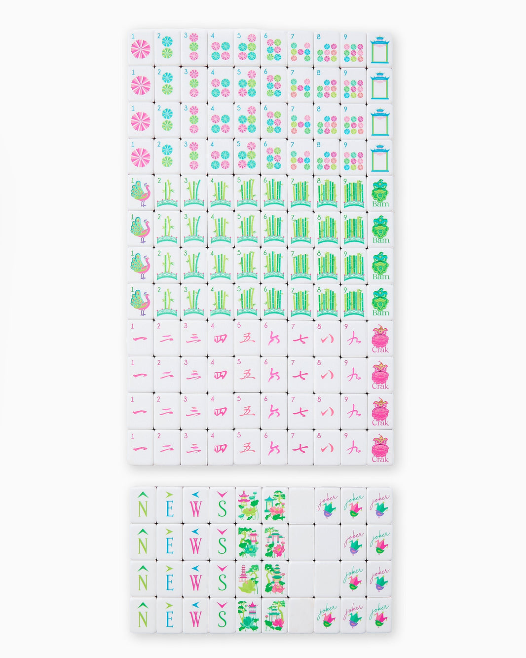 Clear Backed Tiles – Oh My Mahjong