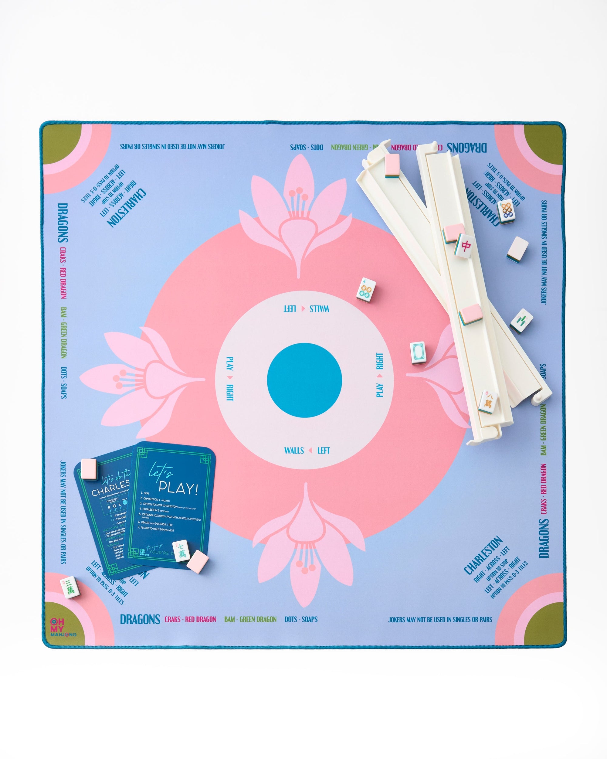 Mahjong Bird Bam Playing Mat | American Mahjong – Oh My Mahjong