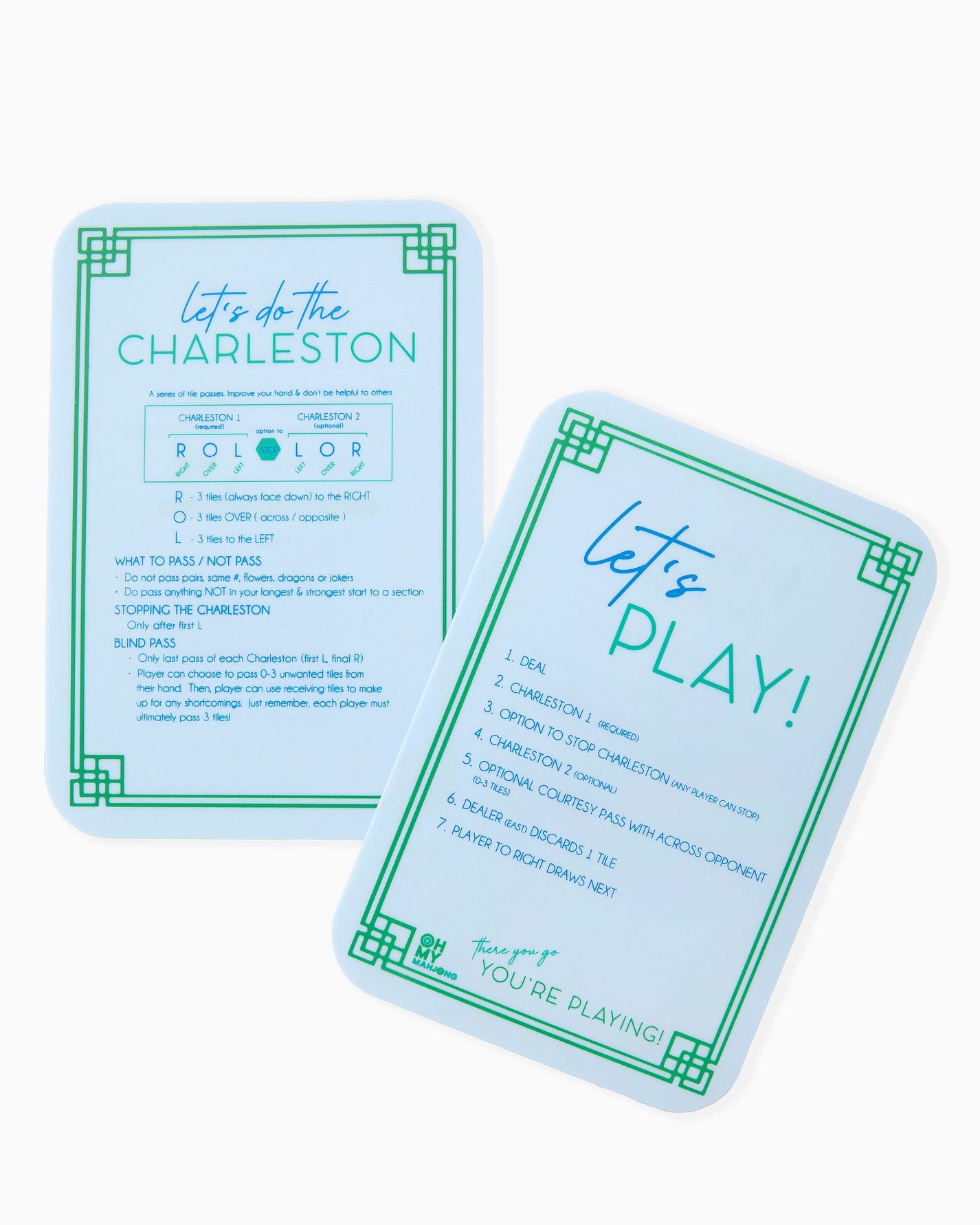 Light Blue Shuffler – Oh My Mahjong