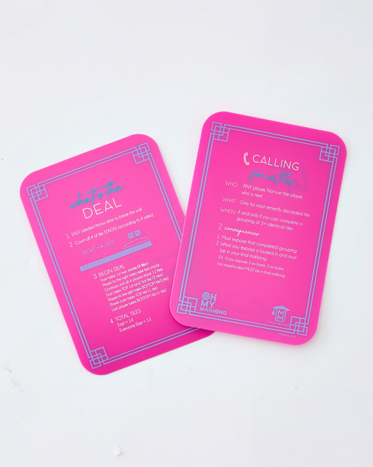 Mahjong Playing Tiles and Mats | Free Shipping – Oh My Mahjong