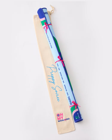 Mahjong Playing Mat | Preppy Soiree | American Mahjong – Oh My Mahjong