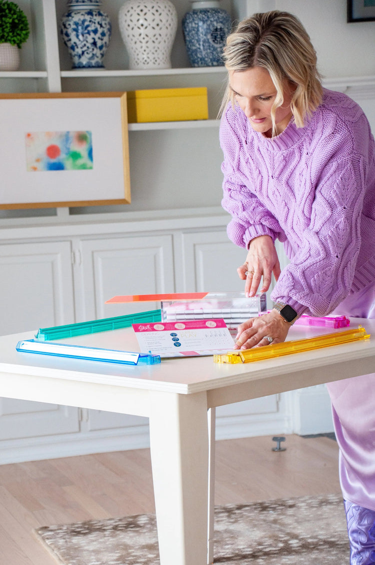 Mahjong Acrylic Rack and Pusher Set | American Mahjong – Oh My Mahjong